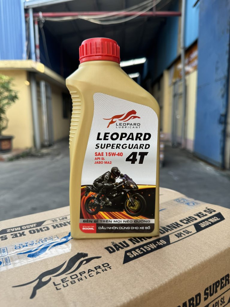 Dầu động cơ xe máy LEOPARD SUPERGUARD 4T SAE 15W40 API SL
